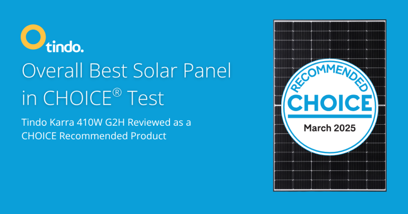Tindo Rated Best-Performing Solar Panel in Australia by CHOICE - Tindo ...